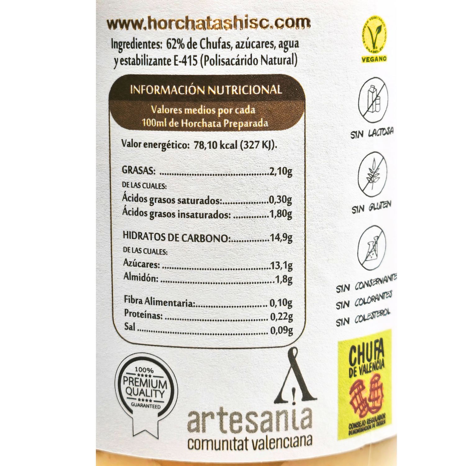 Pack horchata concentrada Gourmet 10 HISC + botella medidora • amossos ...
